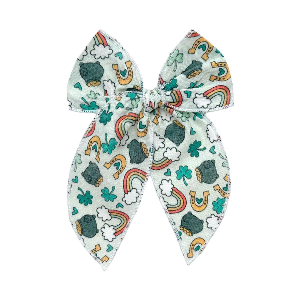 St. Patrick’s Print Fable Bow – Esther and Wynn